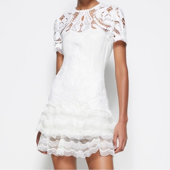 Jonathan Simkhai | Dresses | Jonathan Simkhai Signature Paislee Tee Dresswhite Lace Dress | Poshmark